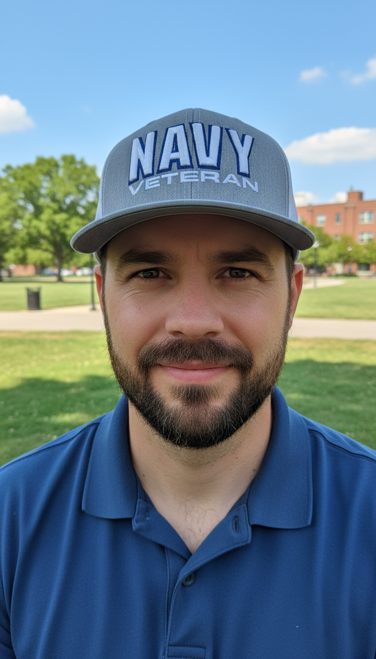 Navy Veteran Hat - Premium Military Pride Headwear | HernStyle Designs